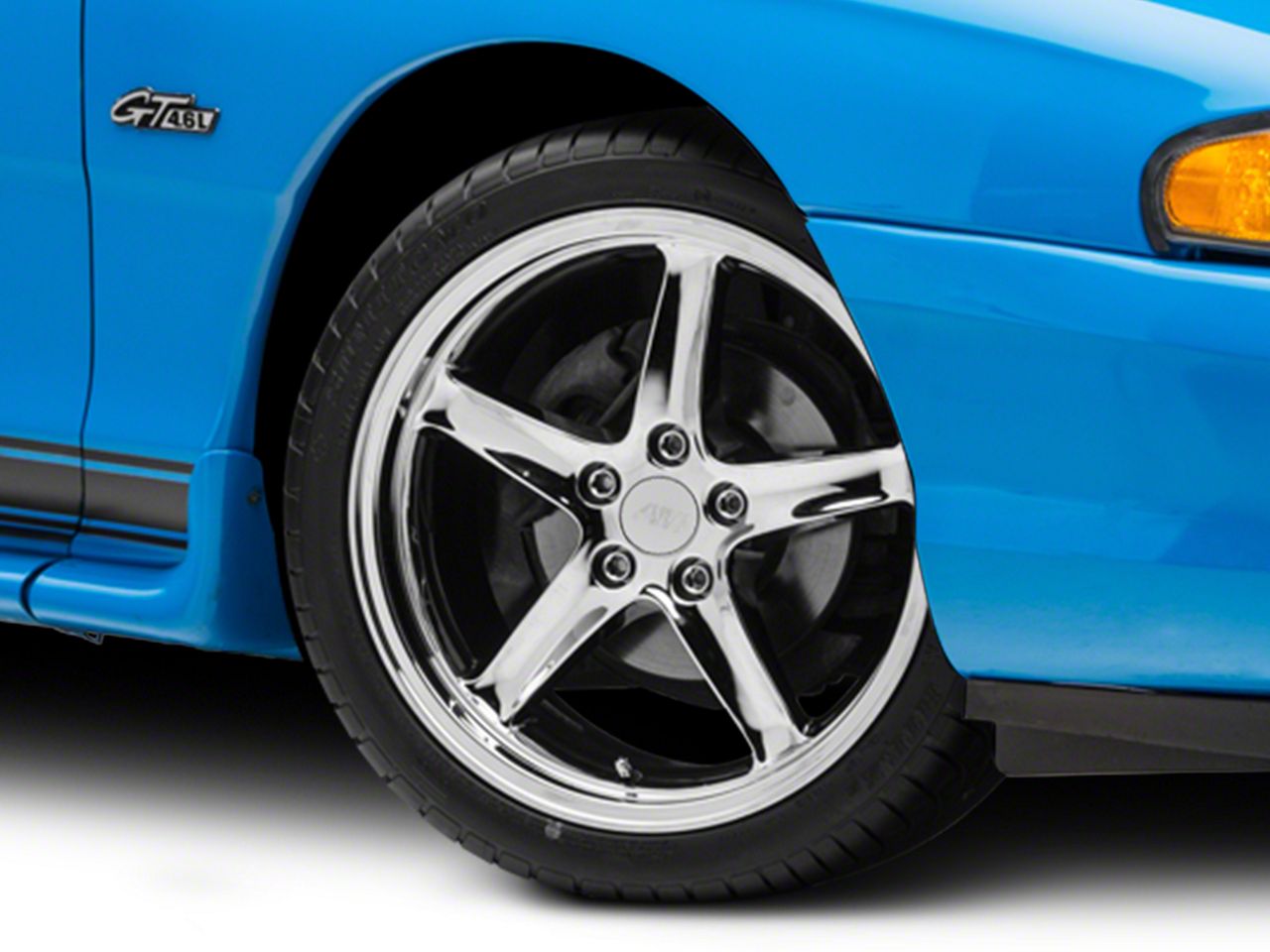 Mustang Deep Dish 1995 Cobra R Style Chrome Wheel - 18x10 (94-04 All)