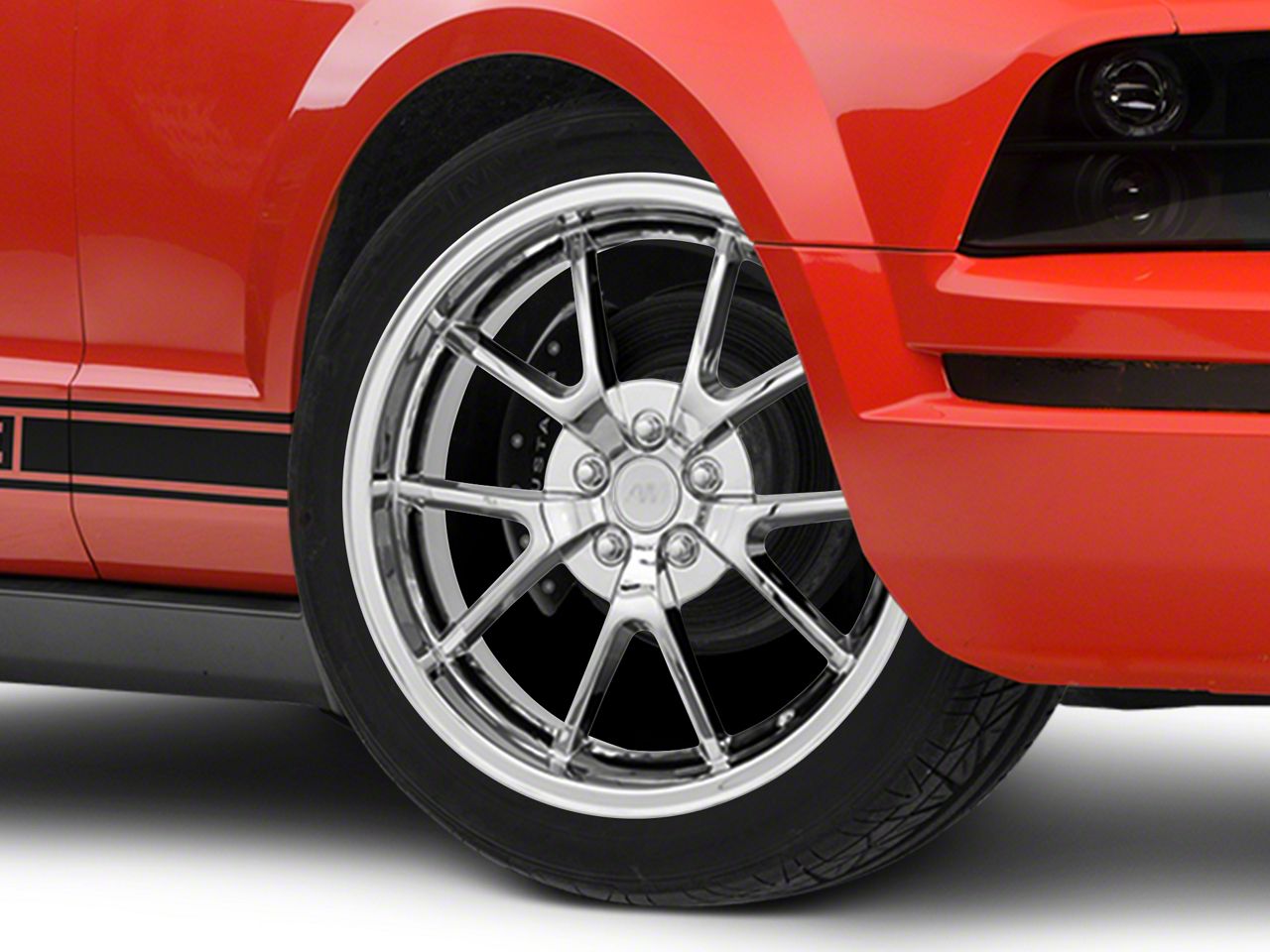 Mustang FR500 Style Chrome Wheel; 20x8.5 (05-09 Mustang) - Free Shipping