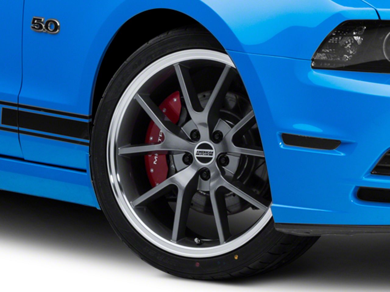 Mustang FR500 Style Anthracite Wheel; 20x8.5 (10-14 Mustang) - Free ...
