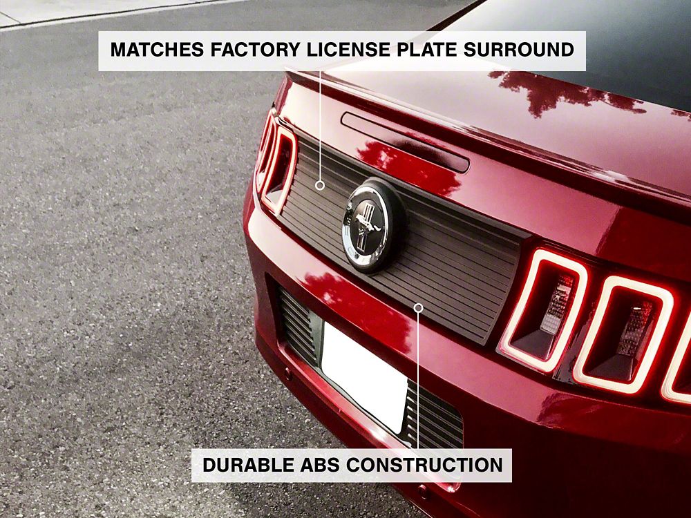 MMD Decklid Panel; Black (13-14 Mustang) | MMD