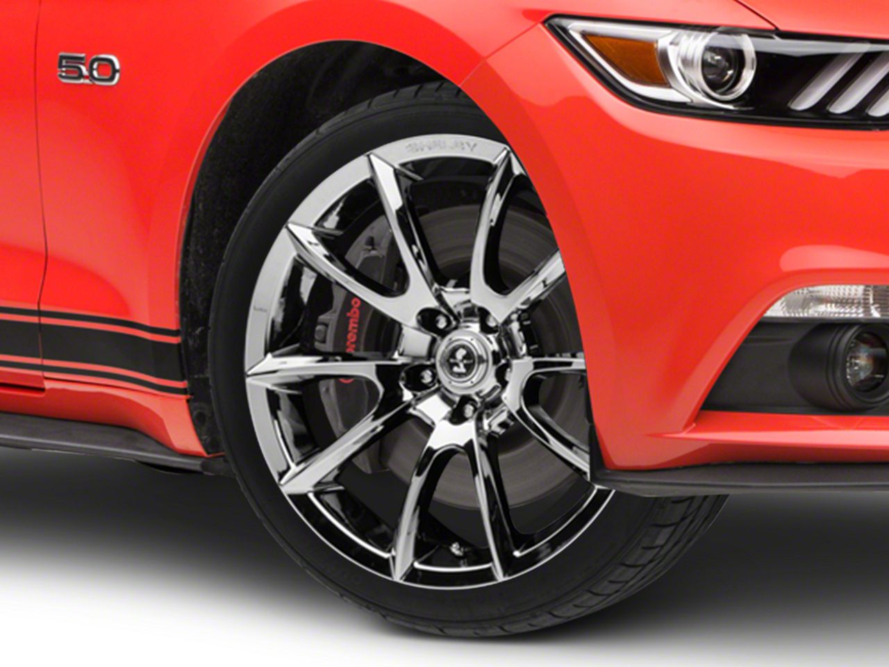 Shelby Mustang Super Snake Style Chrome Wheel; 19x8.5 SB20098512824 (15 ...