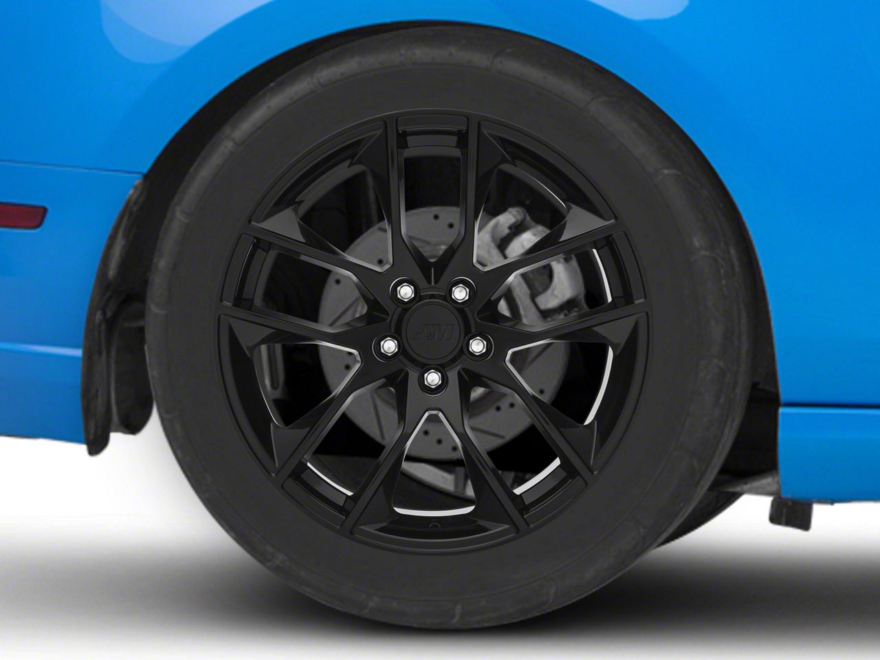Mustang Magnetic Style Black Wheel - 19x10 - Rear Only (10-14 All)