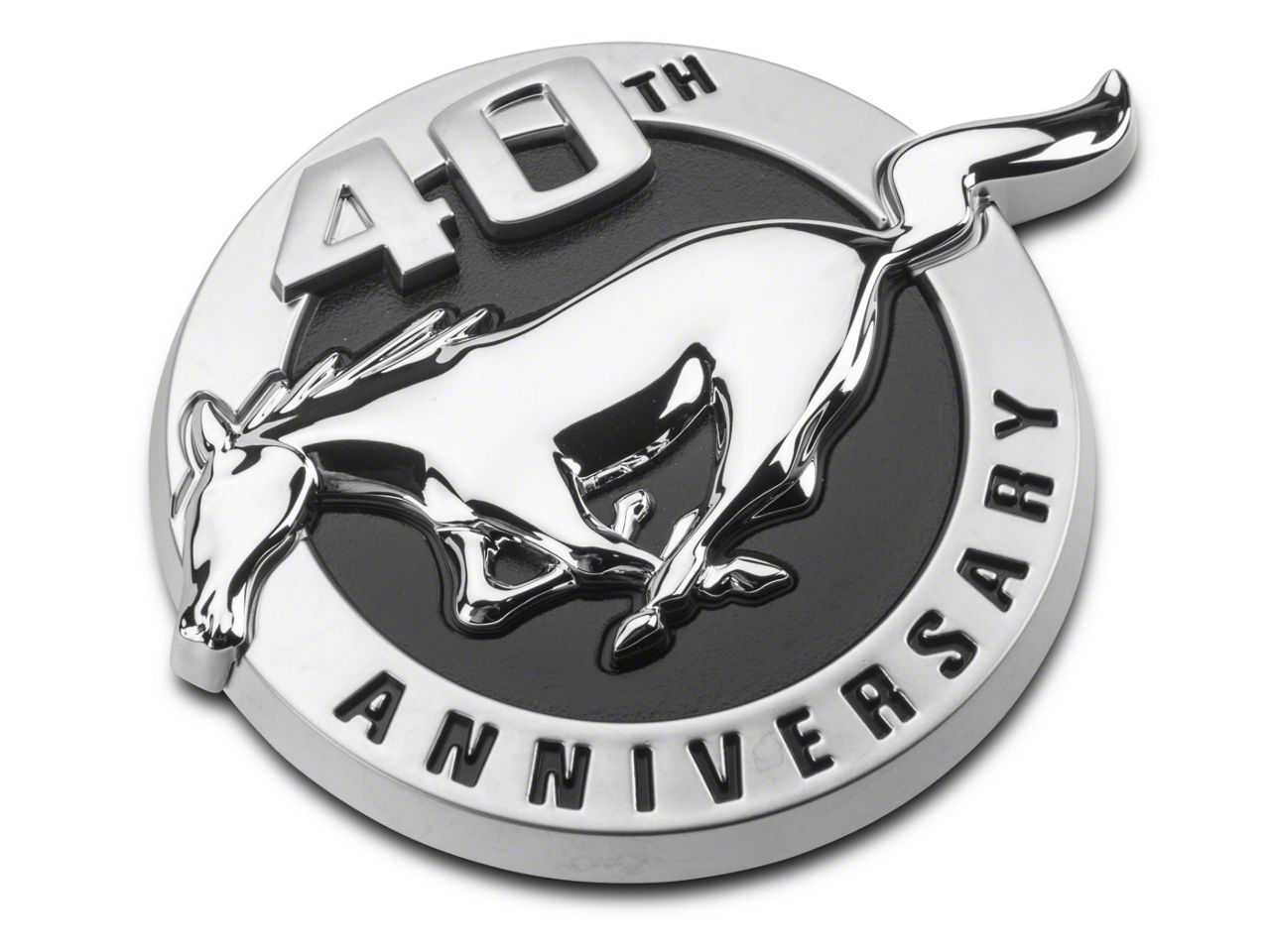 Ford Mustang 40th Anniversary Fender Emblem - Driver Side 4R3Z16228BA ...