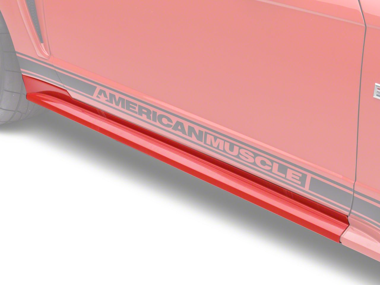 Ford Mustang Rocker Panel Molding; Right Side; Unpainted 4R3Z-6310176 ...