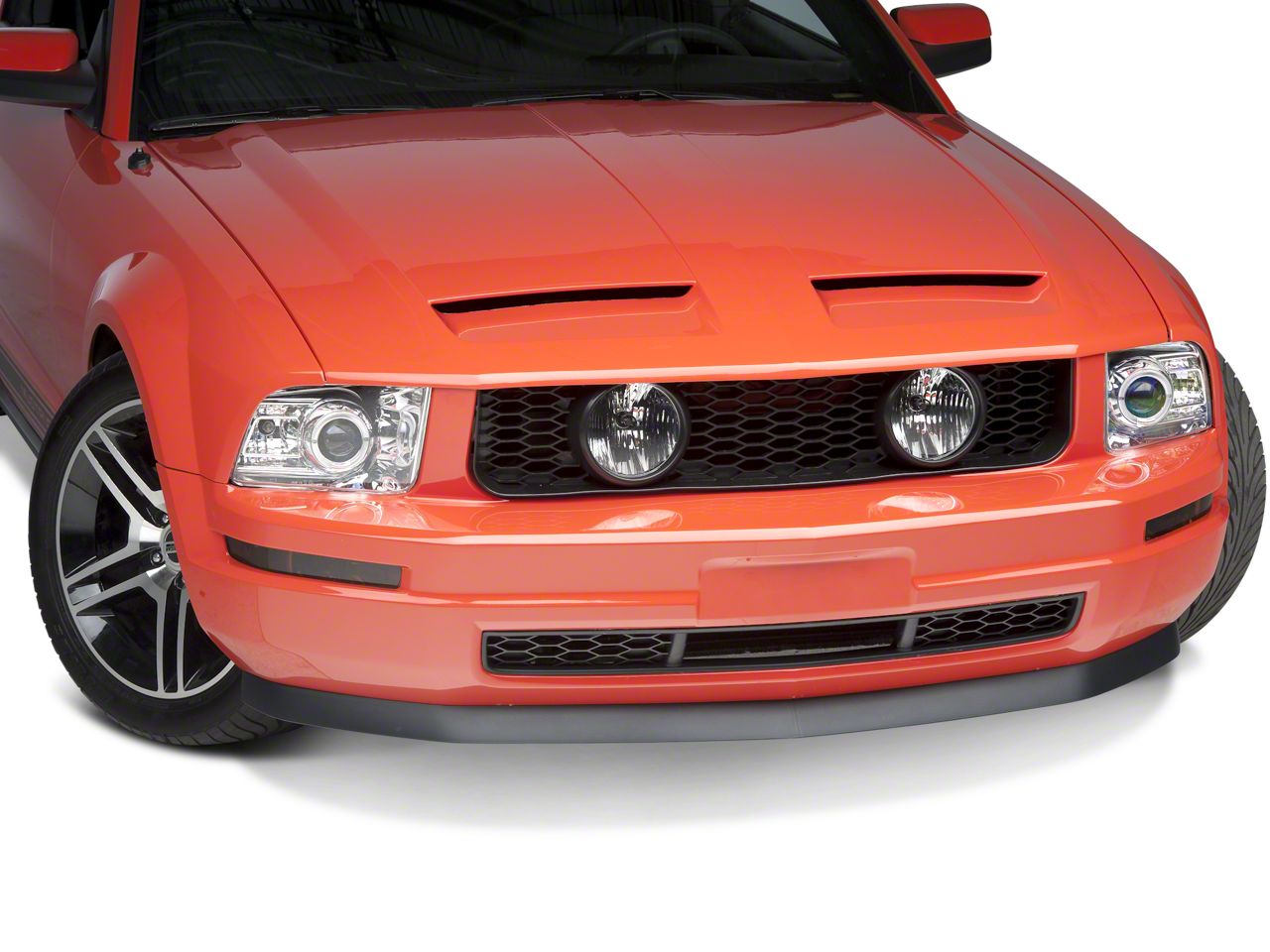 CDC Mustang Chin Spoiler; Unpainted 110022a (05-09 Mustang V6) - Free ...