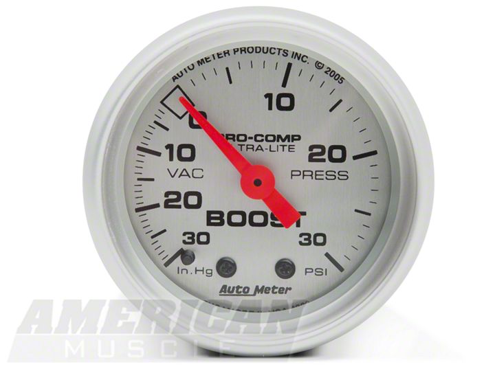 How to Install an Auto Meter Pro-Comp Ultra-Lite Boost/Vac Gauge - Mechanical on Your 1979-2012 ...