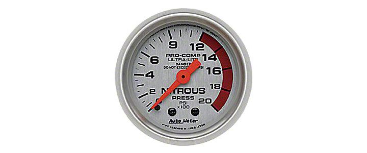 How to Install an Auto Meter Pro-Comp Ultra-Lite Nitrous Pressure Gauge - Mechanical on Your ...