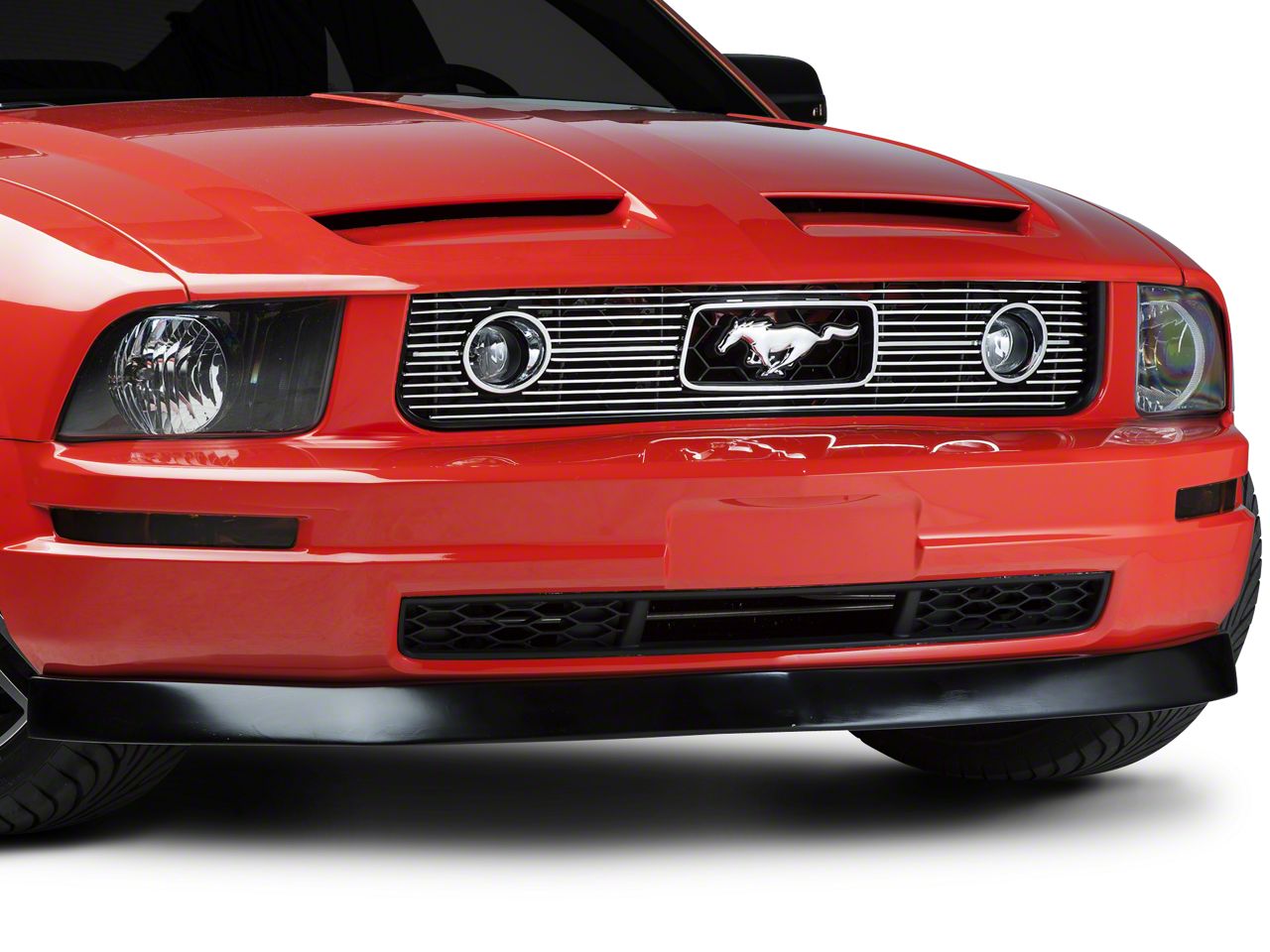 Modern Billet Mustang Pony Package Billet Grille - Polished 17048 (05 ...