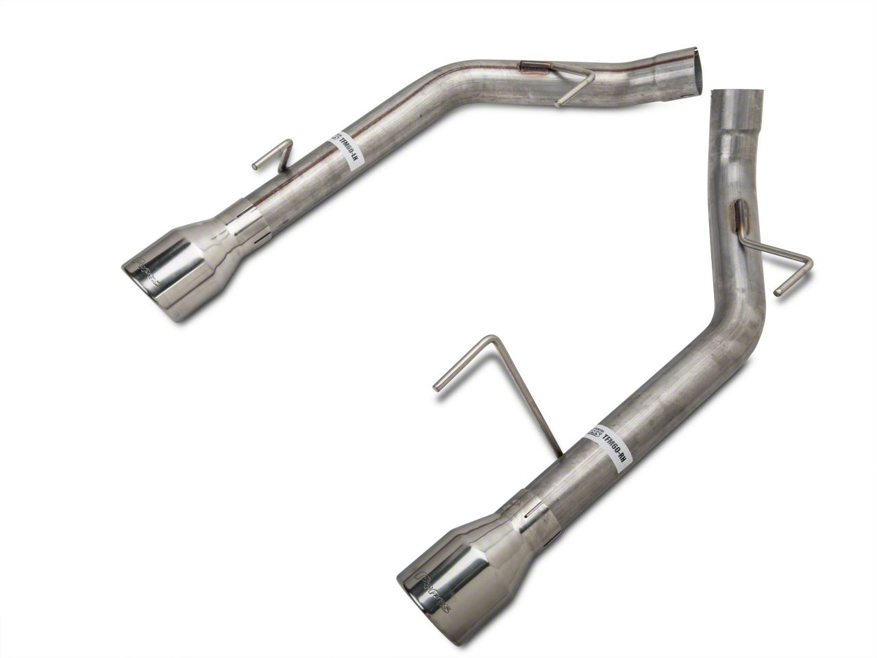 Pypes Mustang Muffler-Delete Axle-Back Exhaust with Polished Tips ...