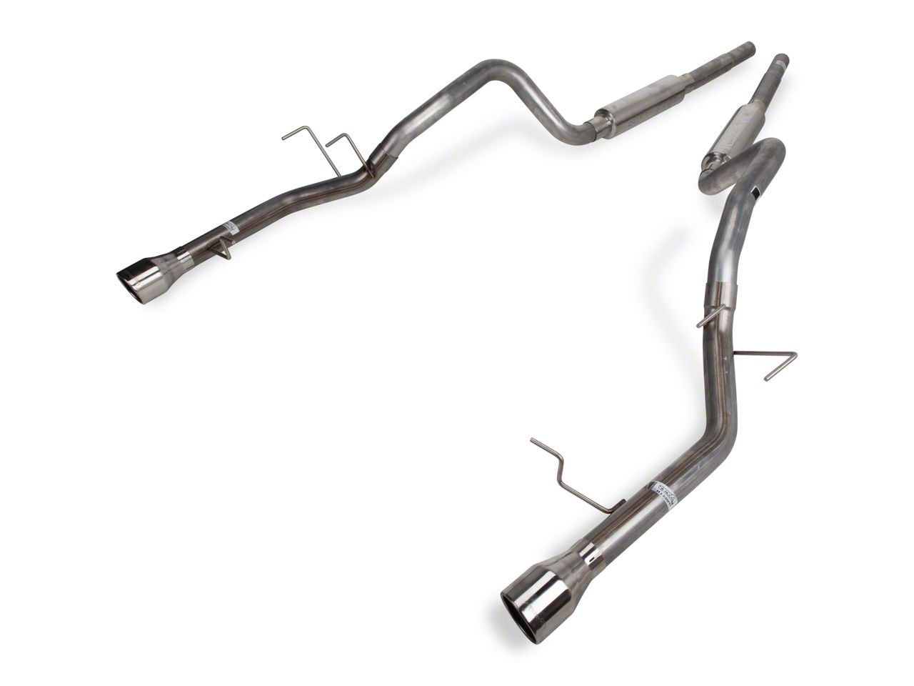 Pypes Mustang Mid-Muffler Cat-Back Exhaust SFM79 (11-14 Mustang V6 ...