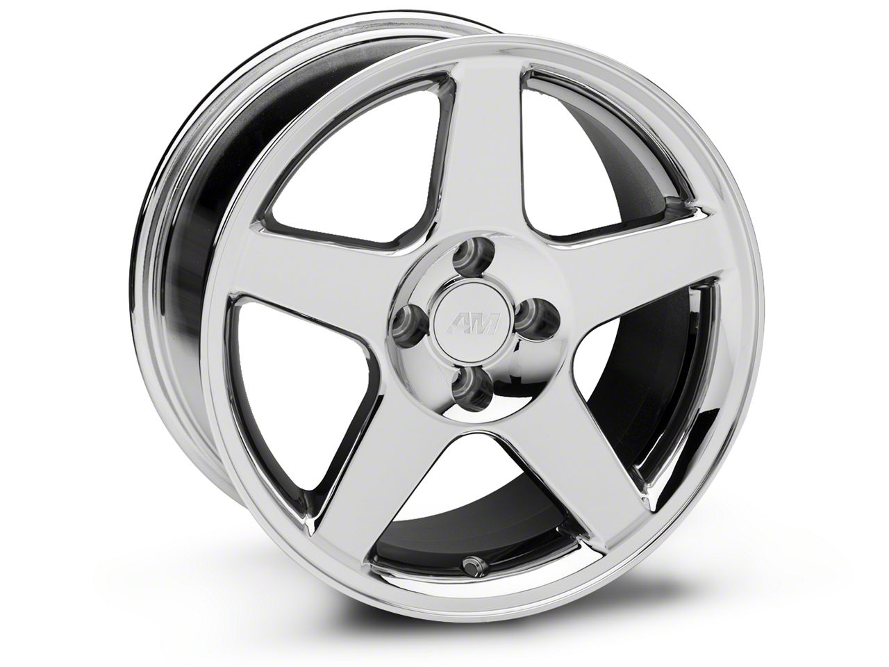 Mustang 2003 Cobra Style Chrome Wheel; 17x9 (87-93 Mustang, Excluding ...