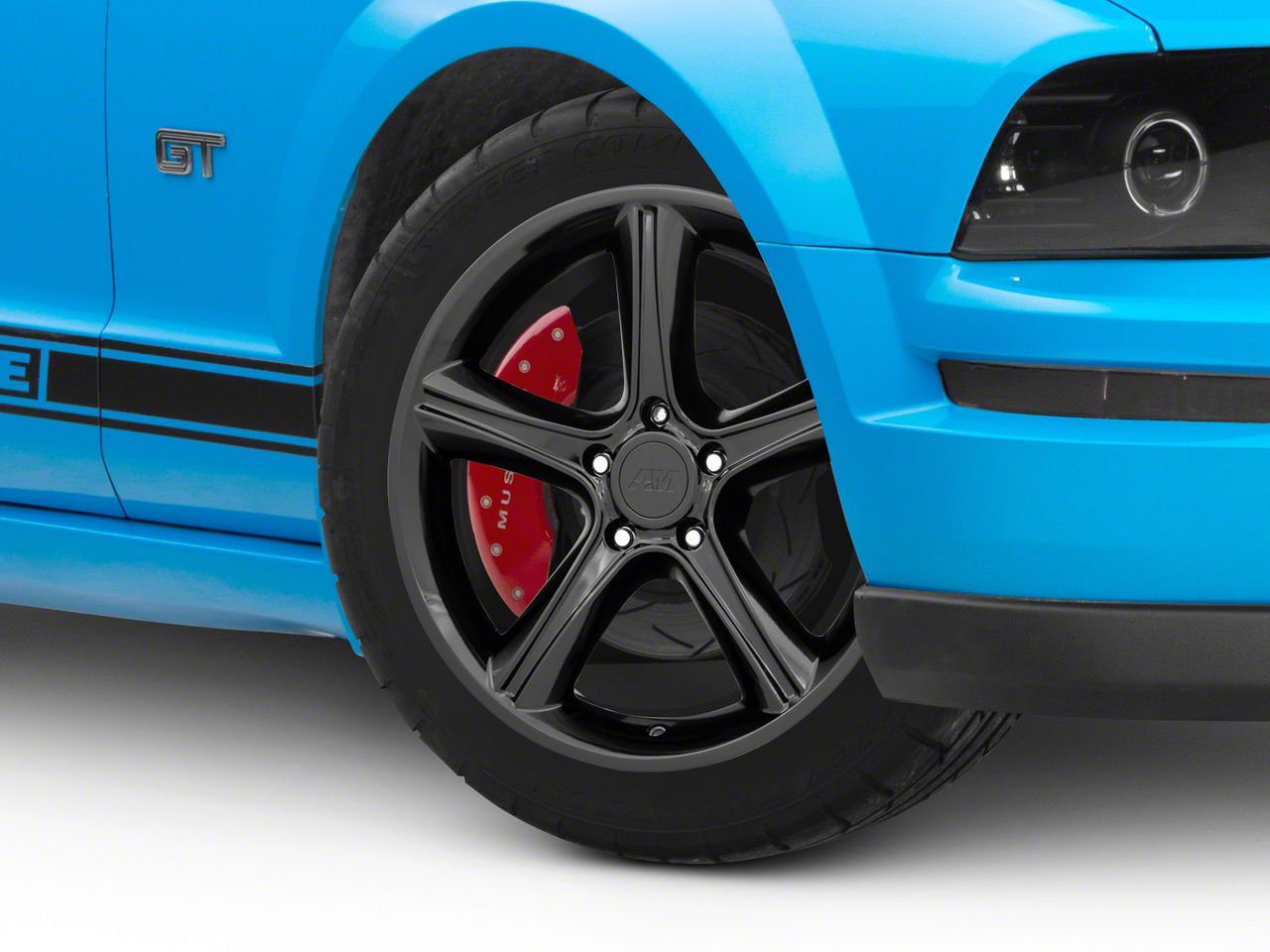 Mustang 2010 GT Premium Style Black Wheel; 18x9 (05-09 Mustang GT, V6 ...