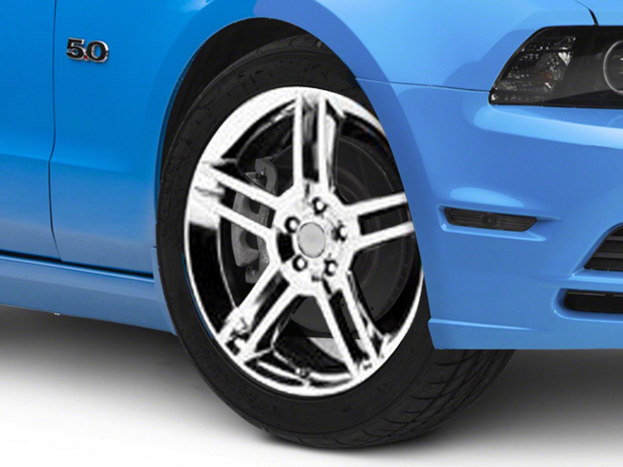 Mustang 2010 GT500 Style Chrome Wheel; 19x8.5 (10-14 Mustang) - Free ...