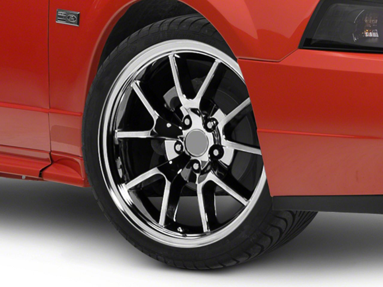 Mustang FR500 Style Chrome Wheel; 18x9 (99-04 Mustang) - Free Shipping