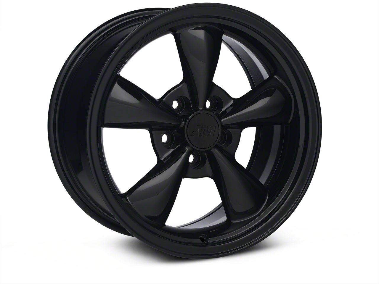 Mustang Bullitt Solid Black Wheel - 17x9 (05-10 GT; 05-14 V6) - Free ...