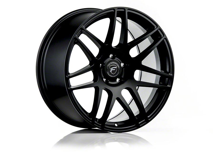 Forgestar Mustang F14 Monoblock Matte Black Wheel; Rear Only; 19x10 ...