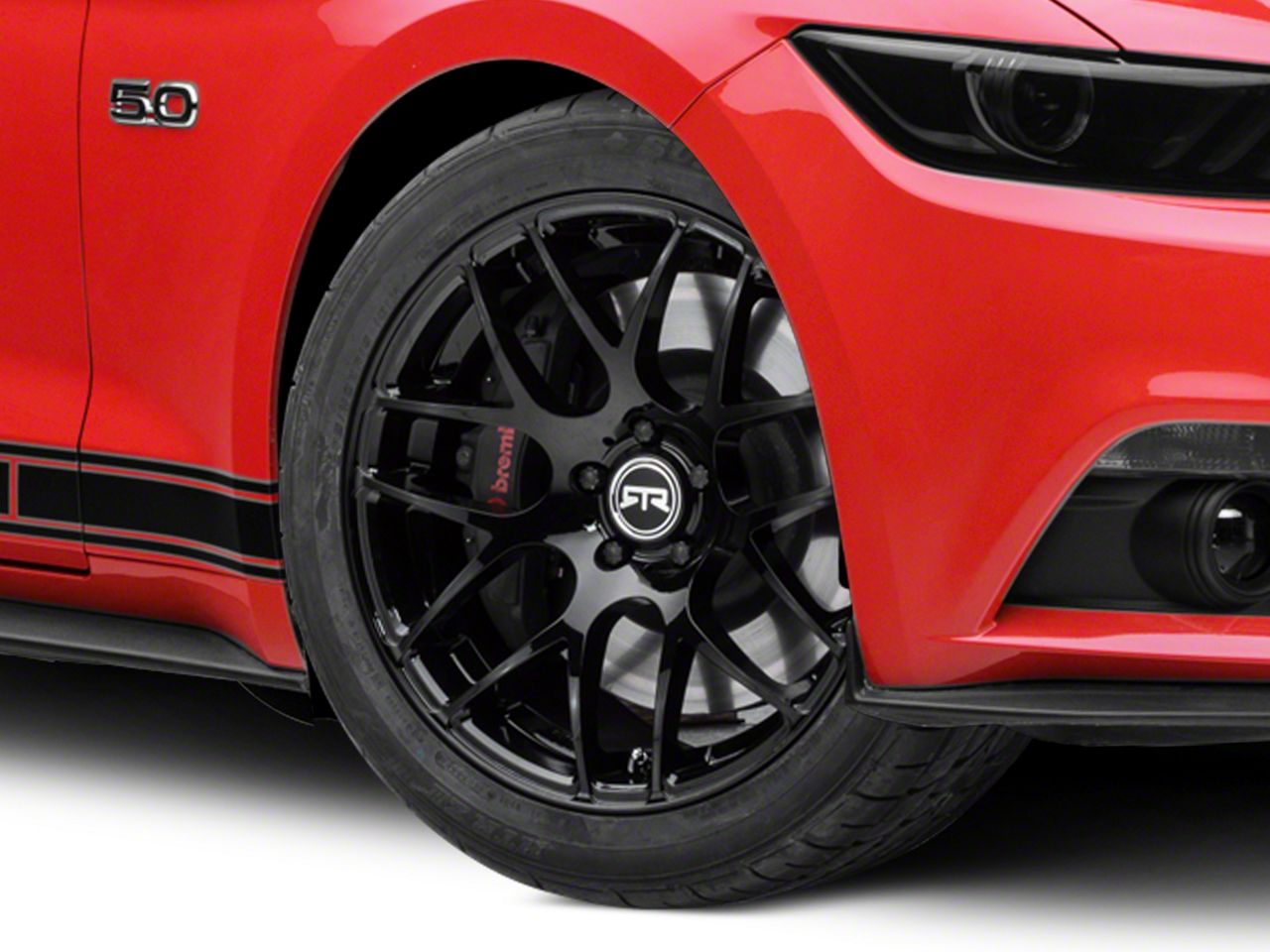 RTR Mustang Black Wheel - 19x9.5 301026 (15-18 GT, EcoBoost, V6) - Free ...
