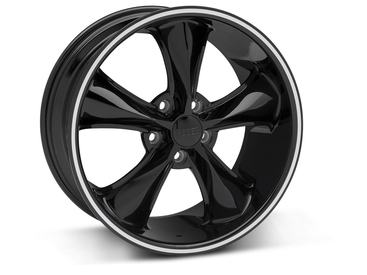 Foose Mustang Legend Black Wheel - 18x8.5 F104188565+34 (05-10 GT, V6)