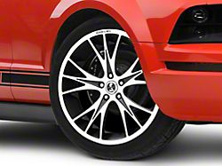 Shelby Mustang CS1 Black Machined Wheel - 20x11 - Rear Only 33961 (05 ...