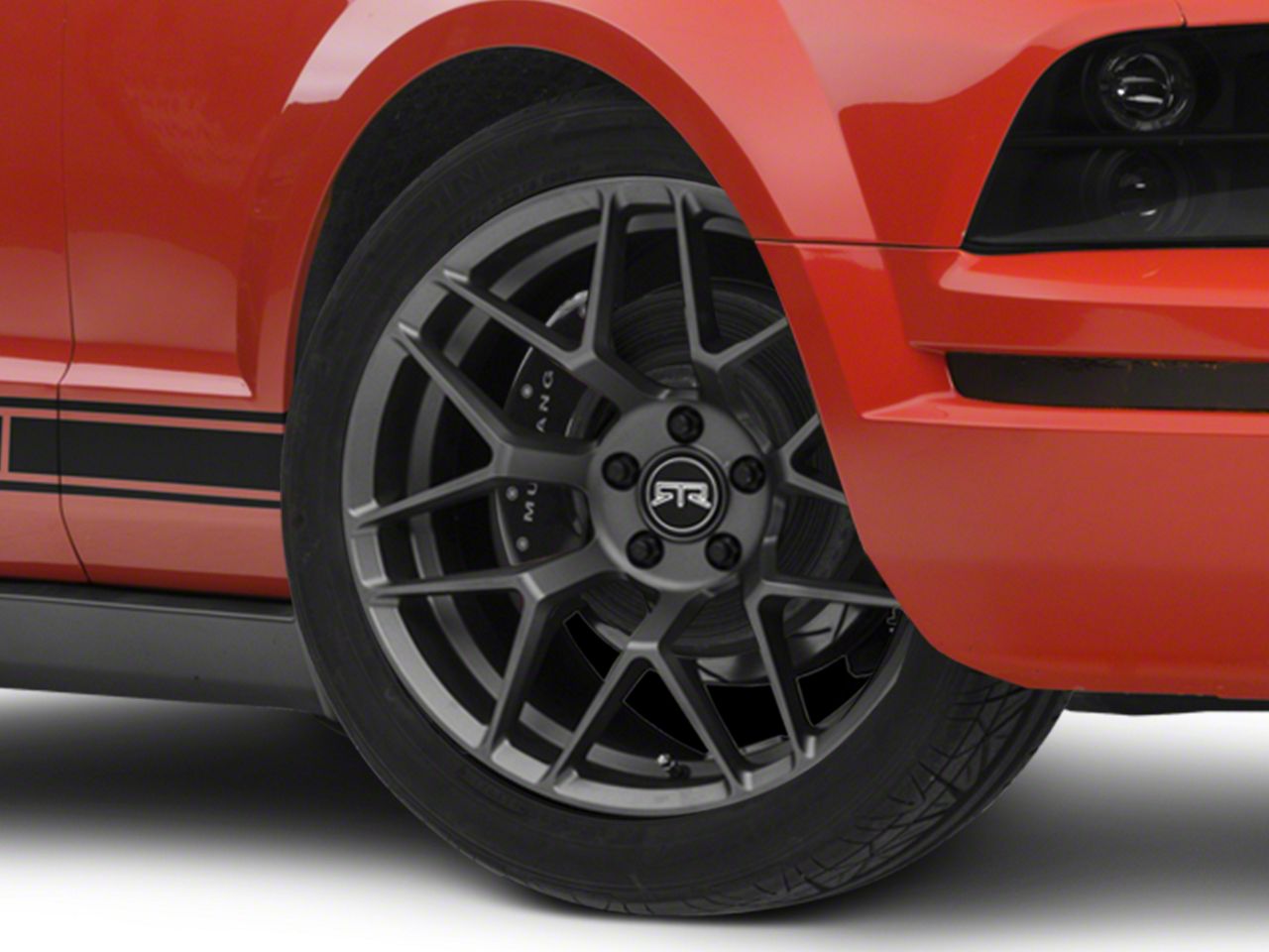 RTR Mustang Tech 7 Satin Charcoal Wheel; 19x9.5 852SC-9956533 (05-09 ...