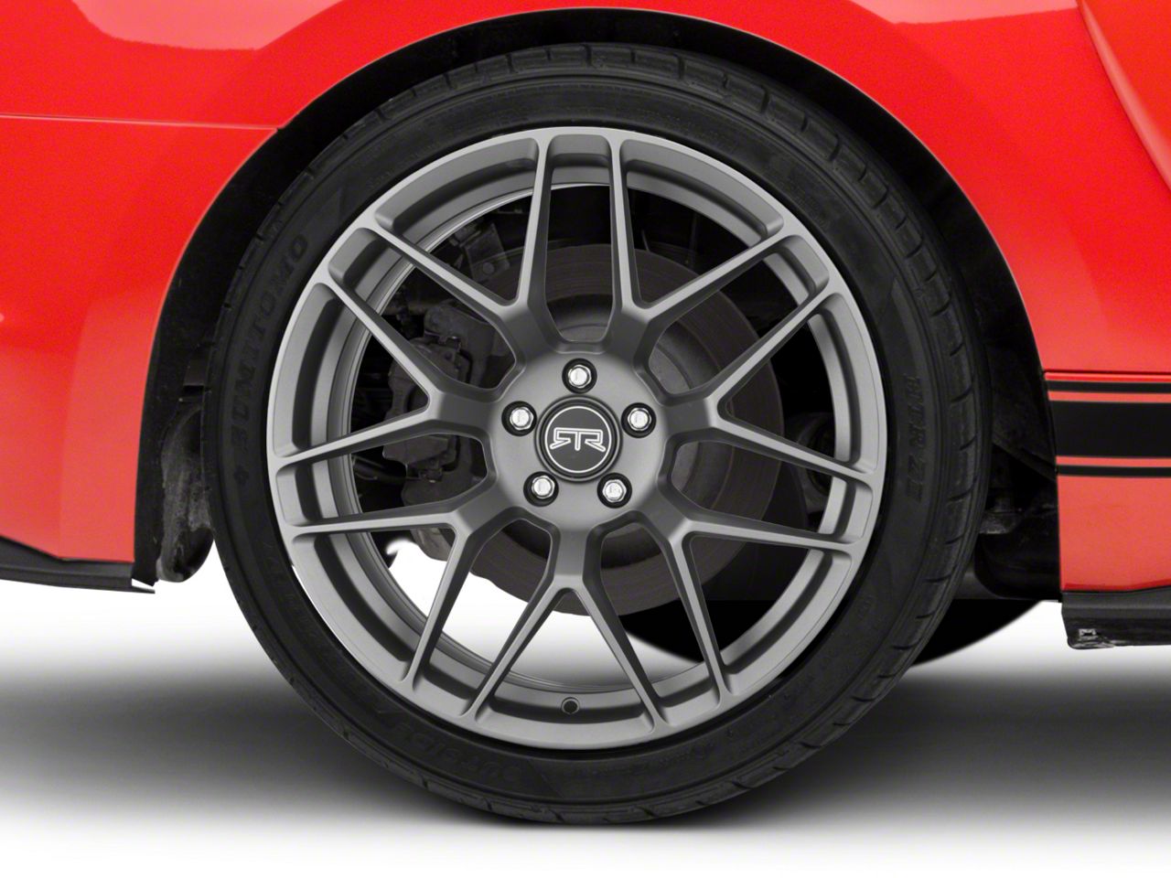RTR Mustang Tech 7 Charcoal Wheel - 20x10.5 384244 (15-17 All) - Free ...