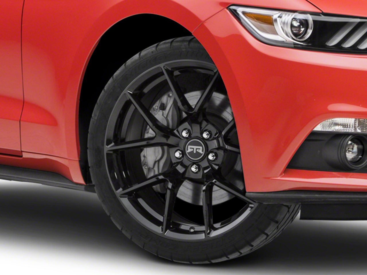 RTR Mustang Tech 5 Gloss Black Wheel; 20x9.5 851GB-2096533 (15-22 ...