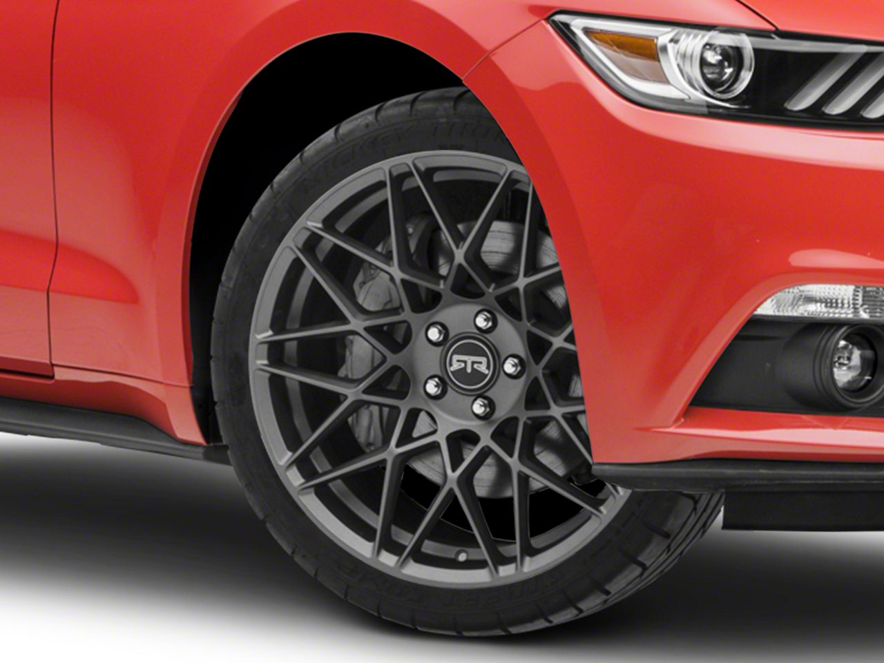 RTR Mustang Tech Mesh Satin Charcoal Wheel; 20x9.5 850SC-2096533 (15-22 ...