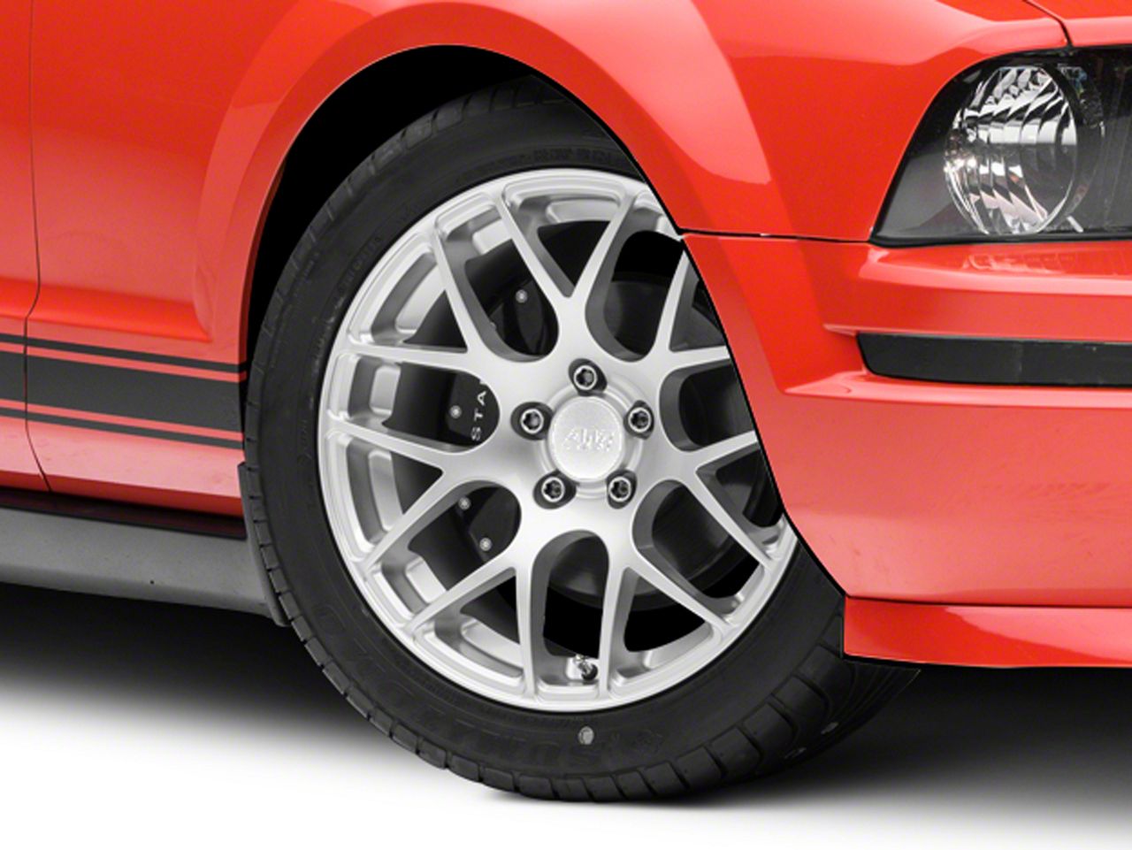 Mustang AMR Silver Wheel; 18x9 (05-09 Mustang) - Free Shipping