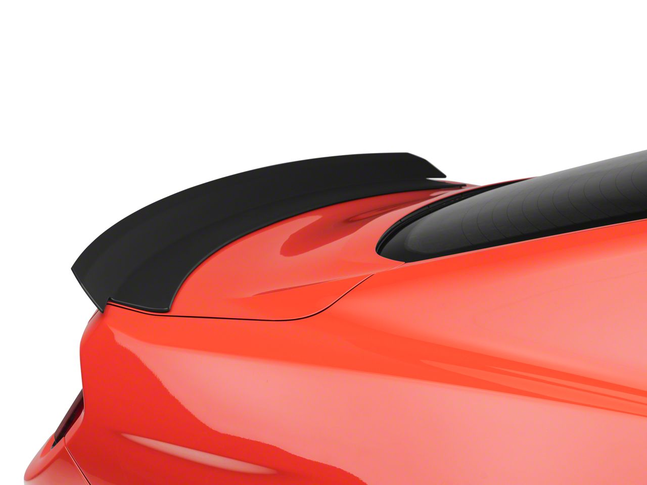 RTR Mustang Rear Spoiler; Matte Black 387380 (15-23 Mustang) - Free ...