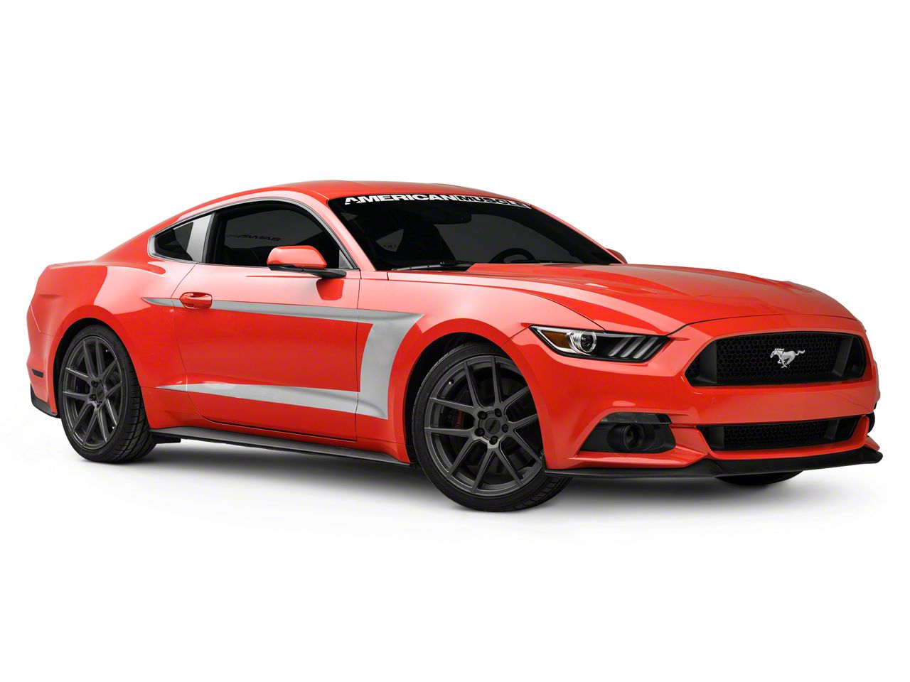 SEC10 Mustang Side Stripes; Silver 388798 (15-22 Mustang) - Free Shipping