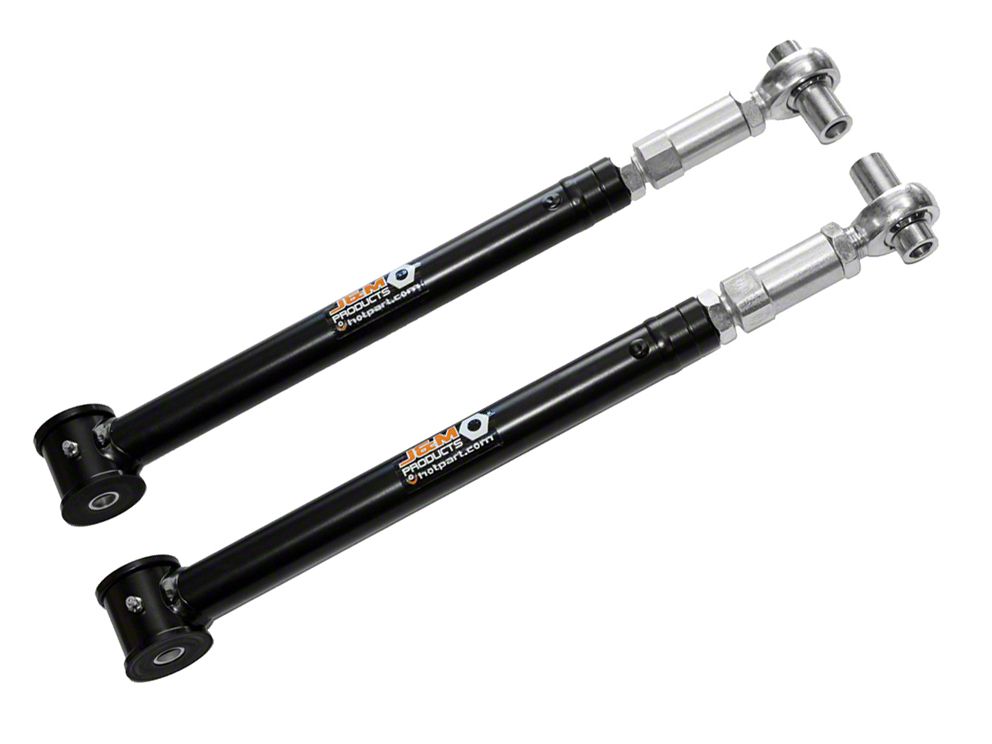 J&M Mustang Adjustable Rear Lower Control Arms; Black 23966B (05-14 ...