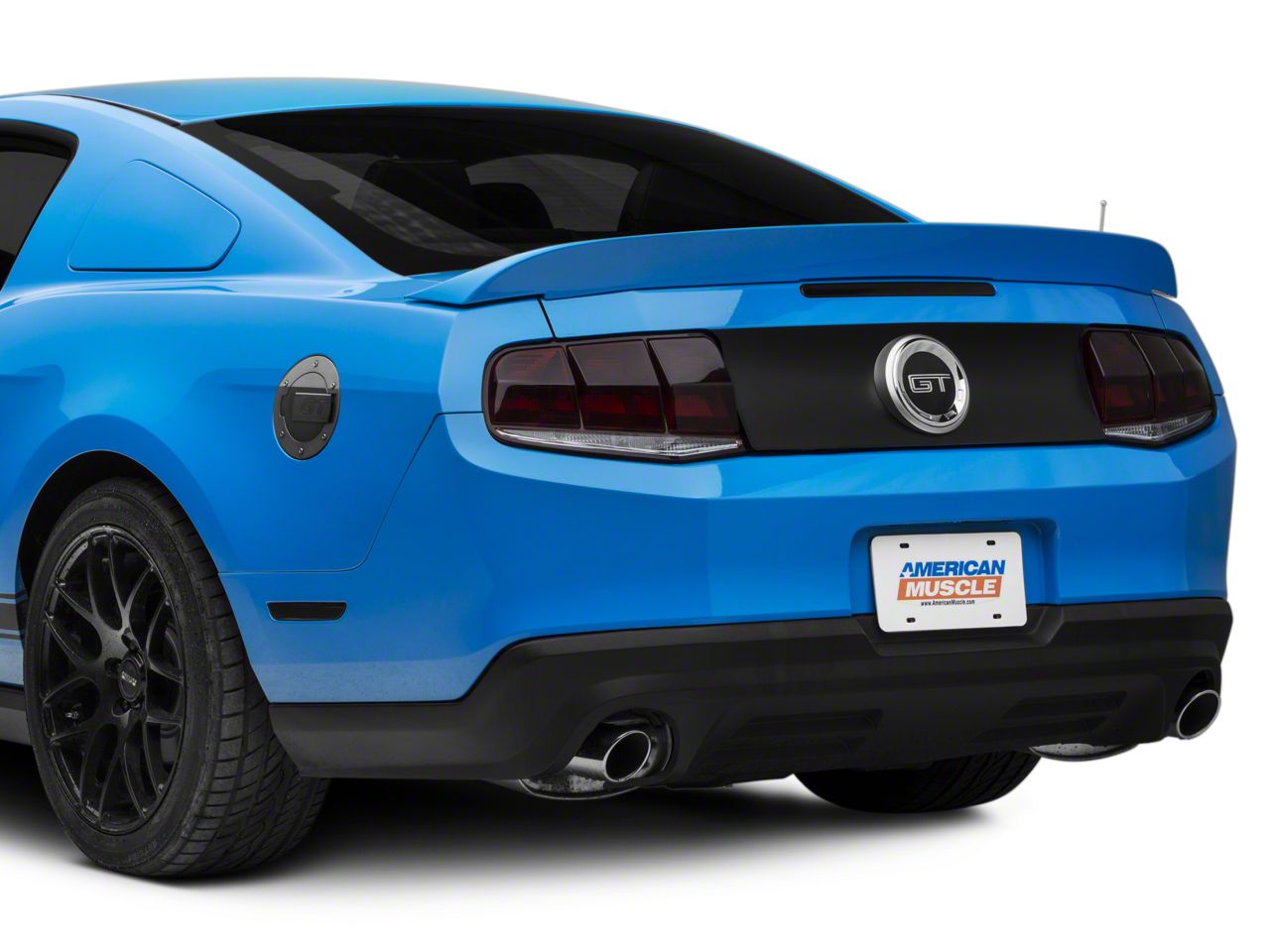SpeedForm Mustang Decklid Blackout Decal; Matte Black 397609 (10-14 ...