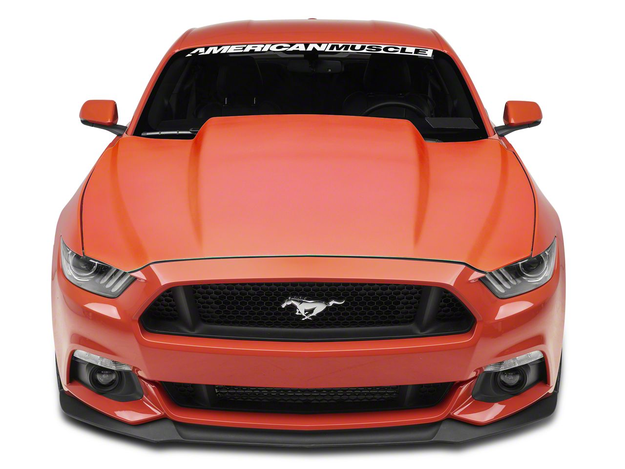 Cervini's Mustang 4-Inch Cowl Hood; Unpainted 1234 (15-17 Mustang GT ...