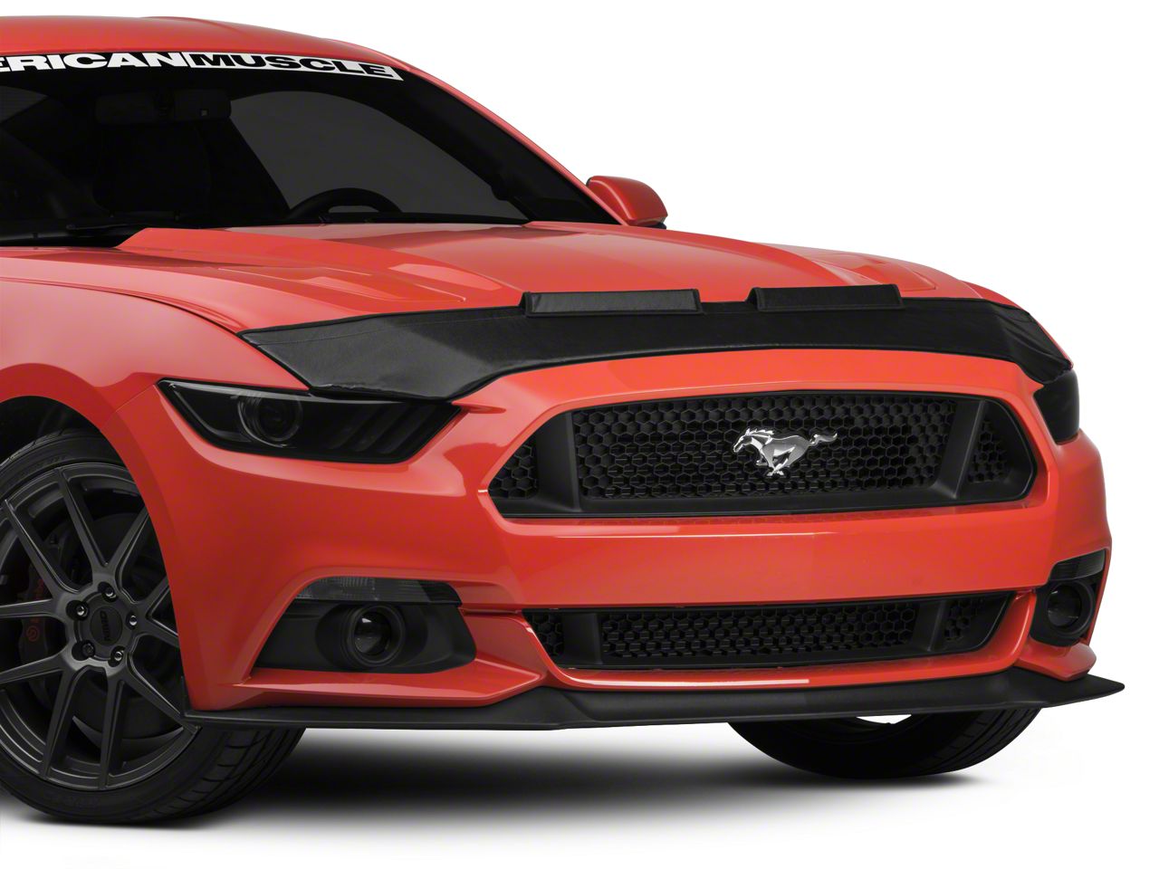 Covercraft Colgan Custom Mustang Sport Bra; Black Crush BS5480BC (15-17 ...