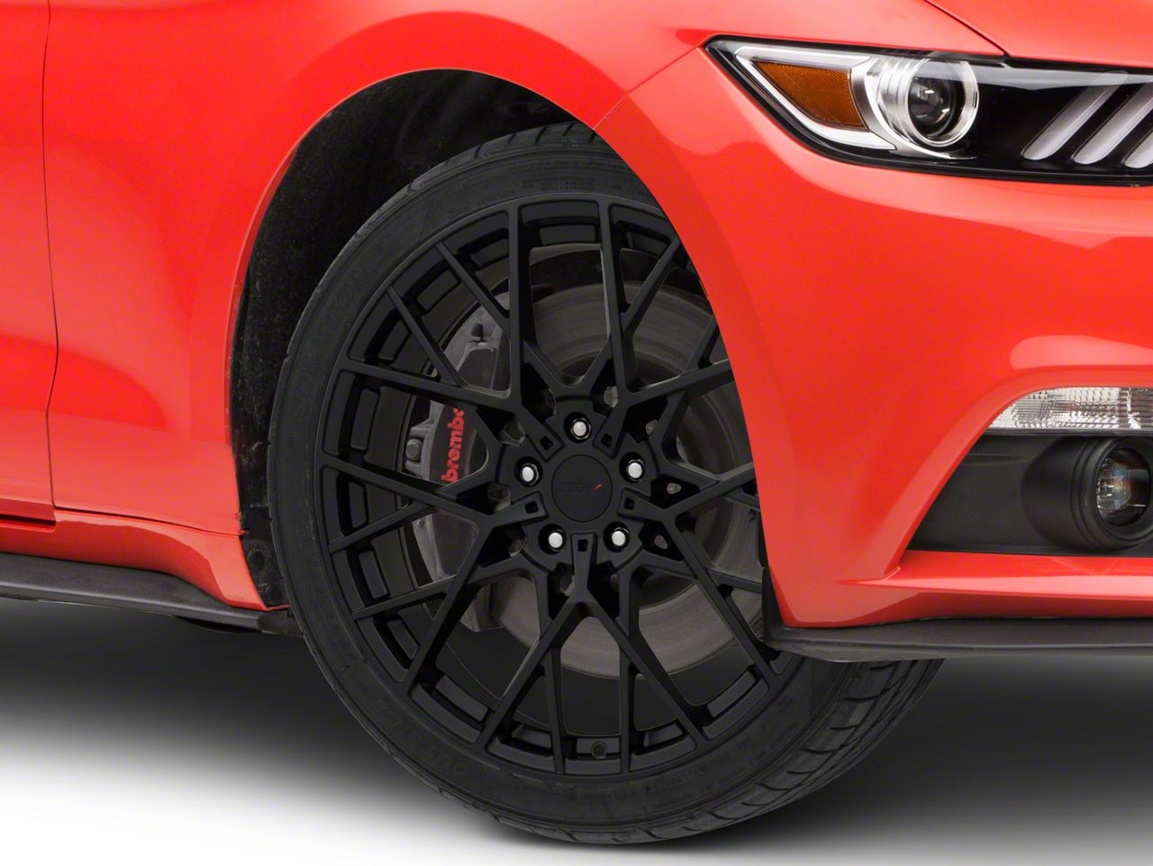 TSW Mustang Sebring Matte Black Wheel - 20x8.5 2085SEB405114M76 (15-20 ...