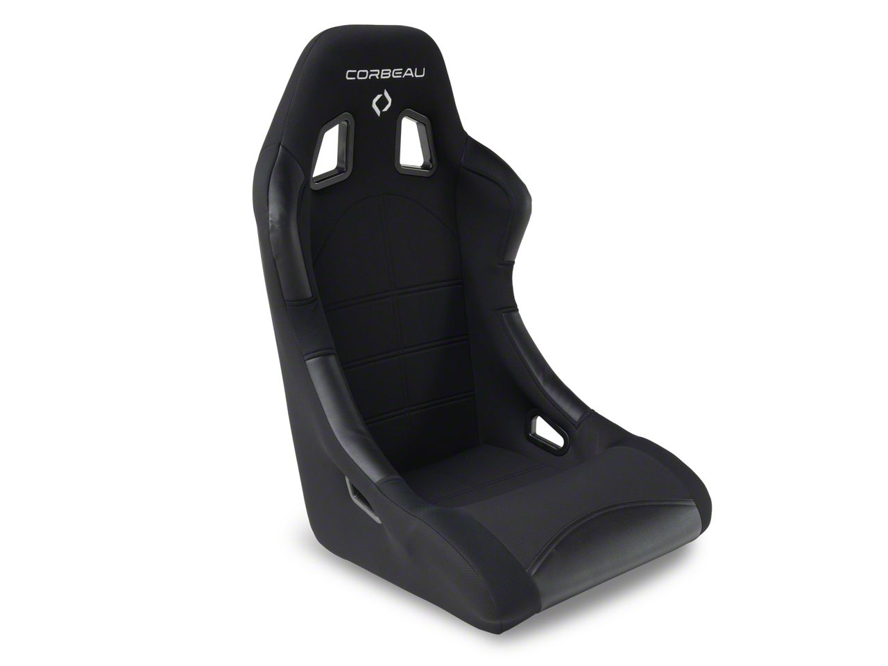 Corbeau Mustang Forza Wide Racing Seat - Black Cloth 20991 (79-19 All)