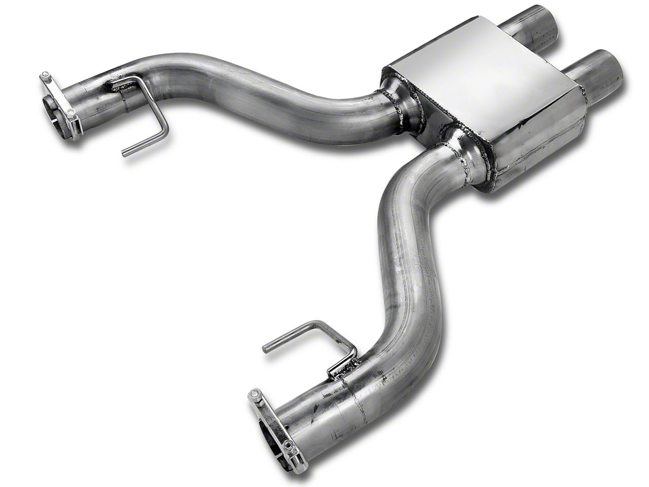 Mac Exhaust Chrome Tail Pipes For Mustang - fasrsafe