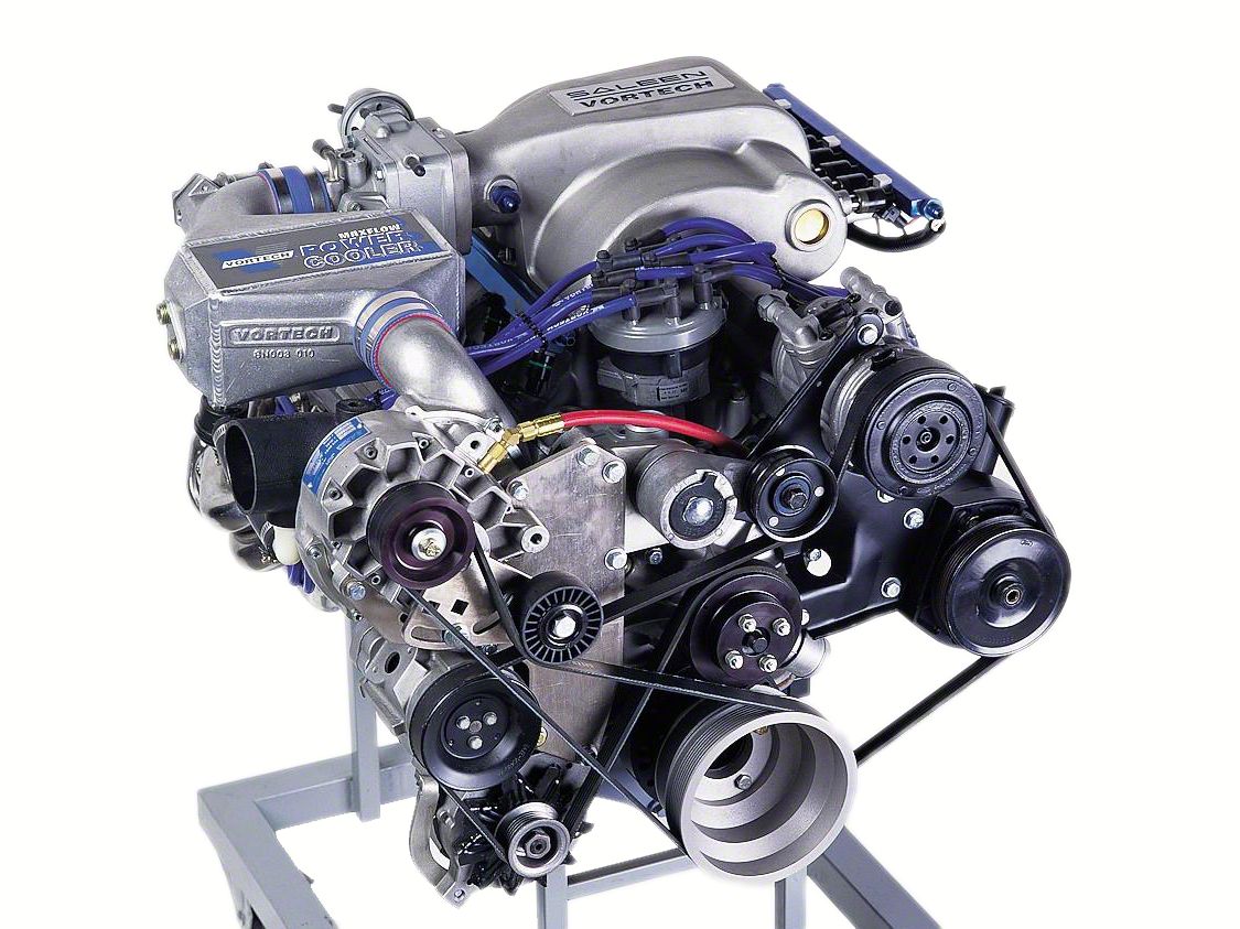Vortech Mustang V-1 H/D Ti-Trim H.O. Supercharger Kit with Charge ...