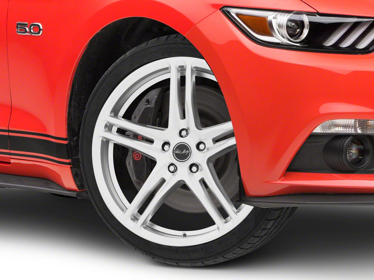 Shelby Mustang CS14 Hyper Silver Wheel; 20x9.5 CS14-295430-CP (15-22 ...