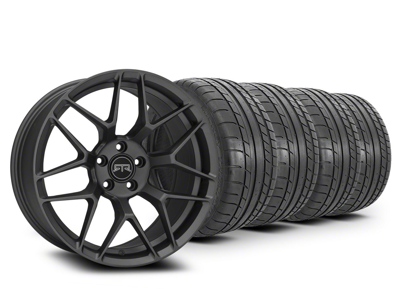 RTR Tech 7 Satin Charcoal Wheel & Sumitomo Maximum Performance HTR Z5 ...