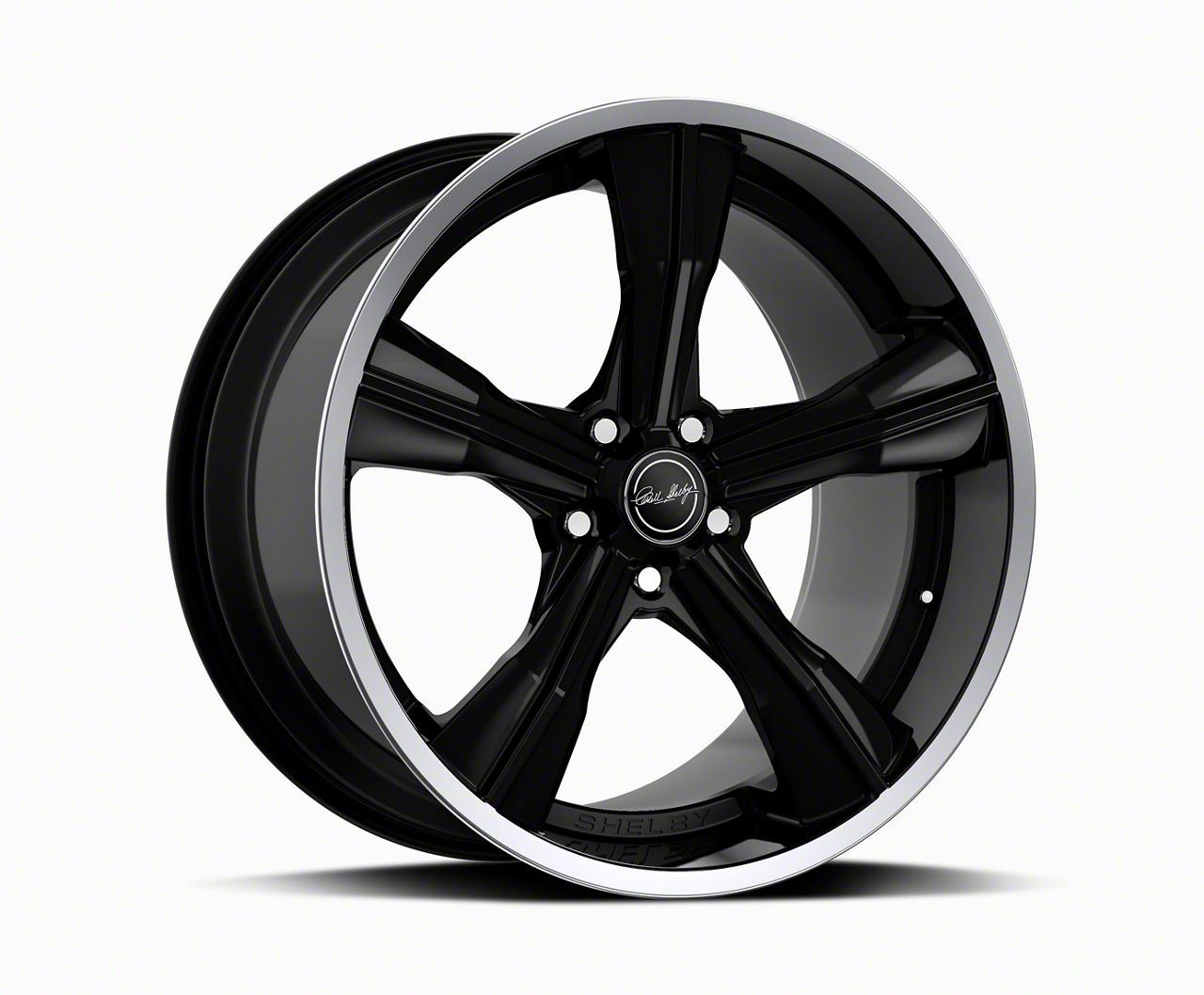 Shelby Mustang CS11 Gloss Black Wheel; Rear Only; 20x11 CS11-211555-B ...