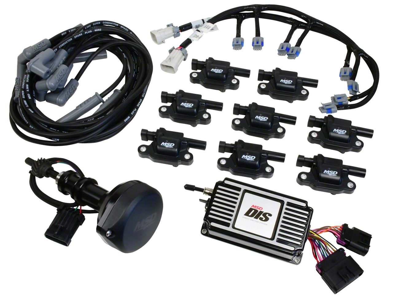 MSD Mustang Ignition Conversion Kit 601523 (1979 5.0L Mustang; 83-85 5 ...