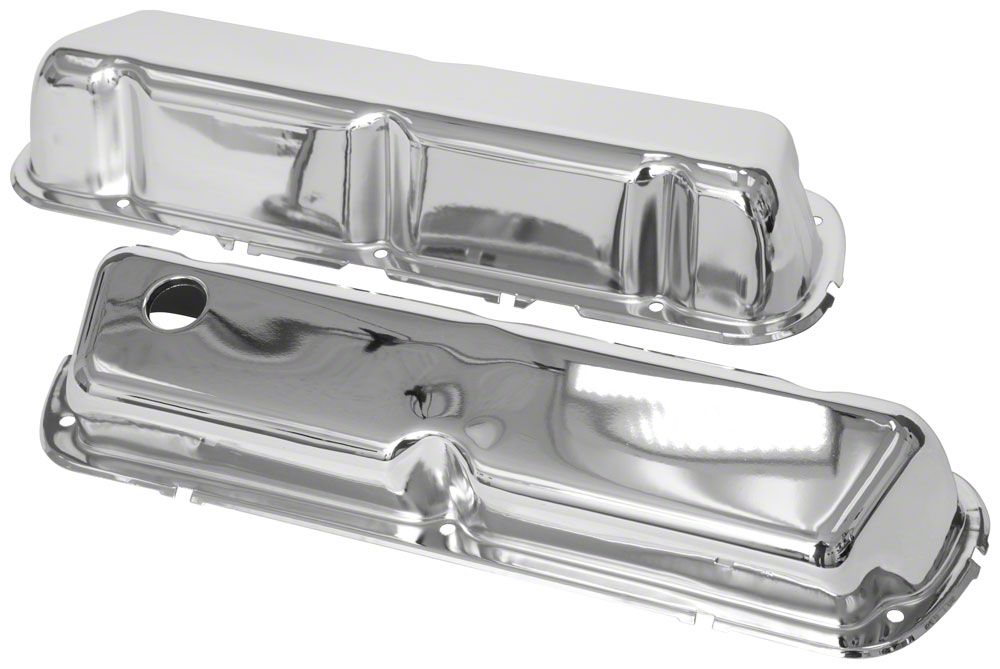 Spectre Mustang Valve Covers; Chrome SPE-5265 (86-95 5.0L Mustang ...