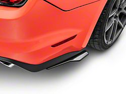 Drake Muscle Cars Mustang Side Rocker Splitters; Satin Black JR3B ...