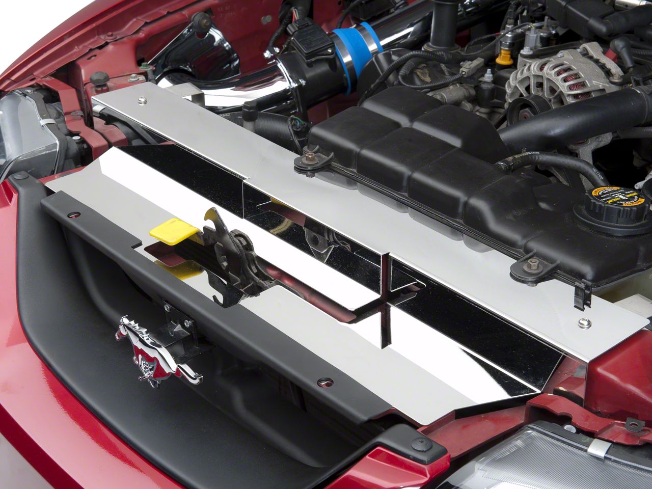 SpeedForm Mustang Modern Billet Stainless Steel Radiator Cover ...