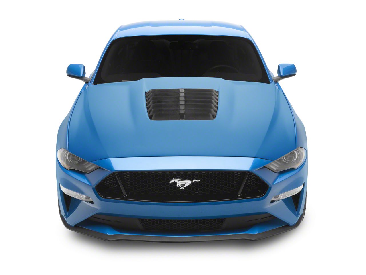 Cervini's Mustang GT500 Style Hood; Unpainted 1245 (18-22 Mustang GT ...