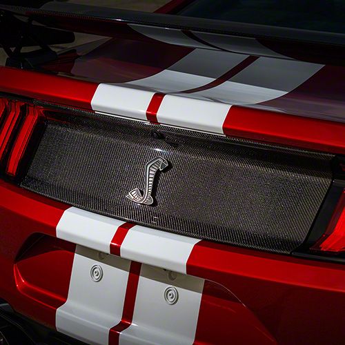 Ford Performance Mustang Rear Decklid Panel with Cobra Emblem; Carbon ...
