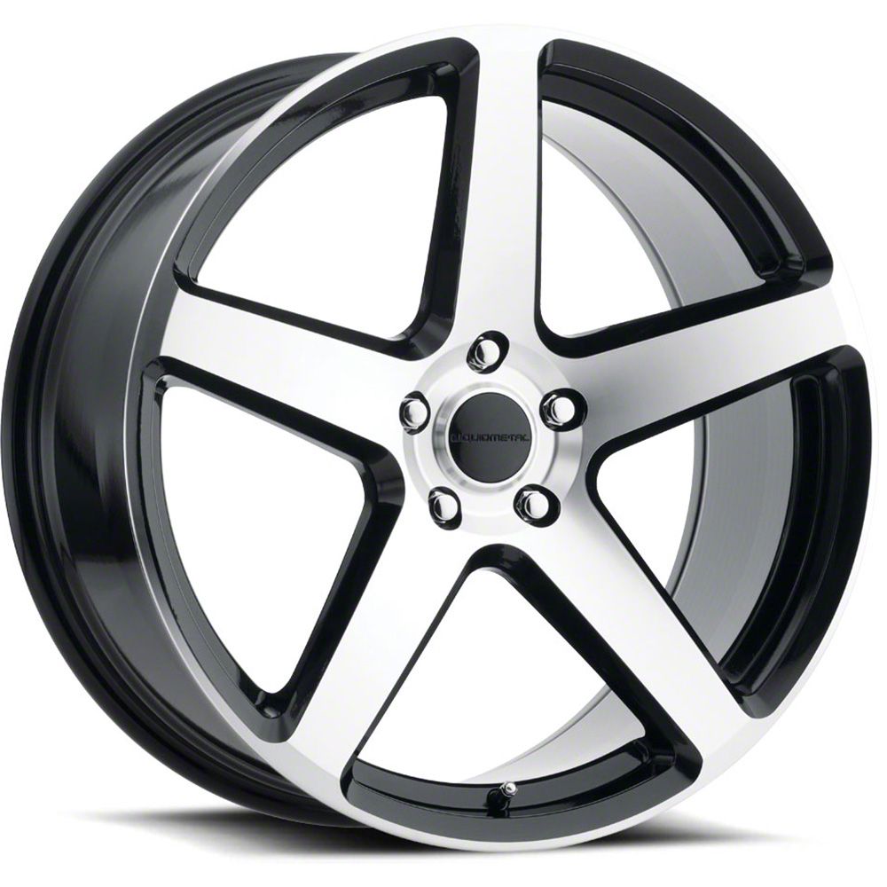 Liquid Metal Wheels Mustang Gen X Gloss Black Machined Wheel; 20x8.5 37 ...