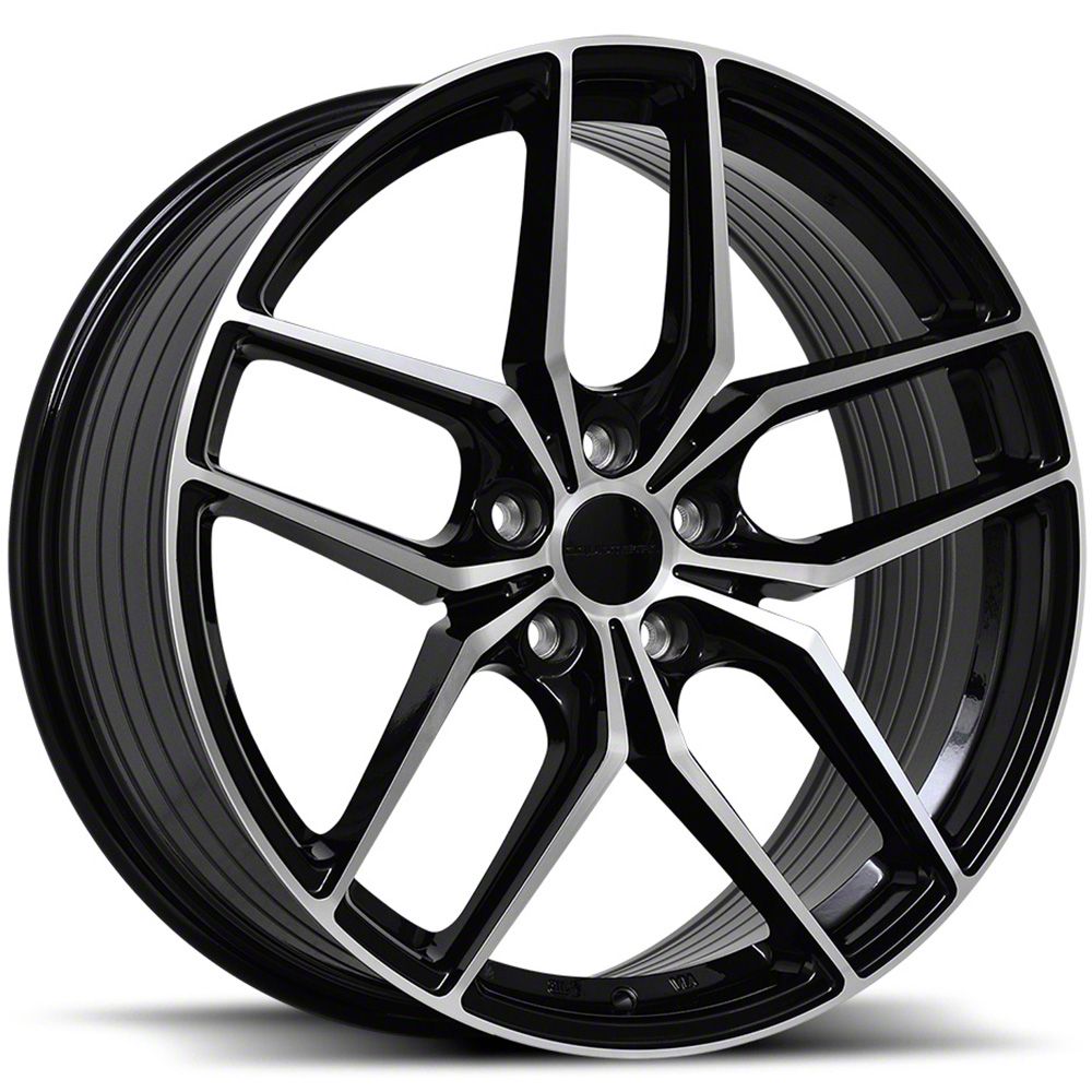 Liquid Metal Wheels Mustang Rotary Gloss Black Machined Wheel; 20x8.5 ...