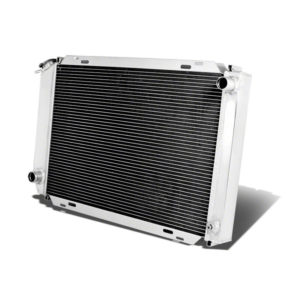 Mustang Full Aluminum Radiator; 3-Row (79-93 Mustang w/ Manual ...